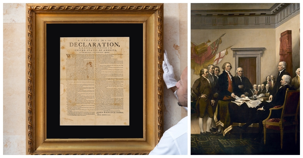 A rare and prestigious copy of the Declaration of Independence sells ...