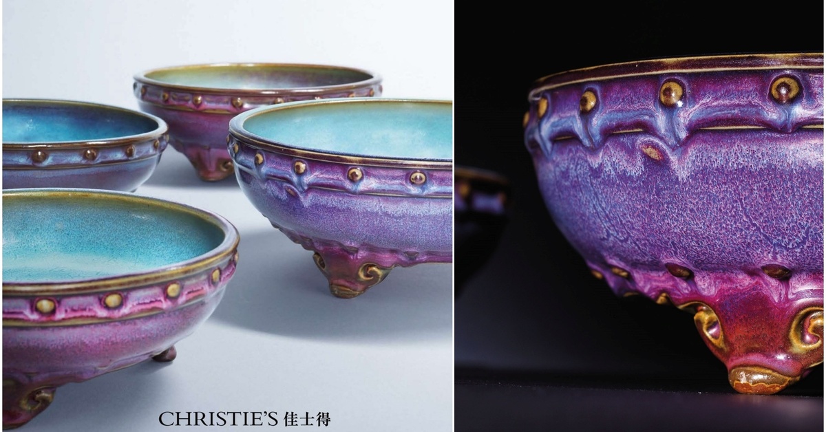 Four Yuan-Ming Jun Wares Offered at Christie's Hong Kong Spring Sale ...