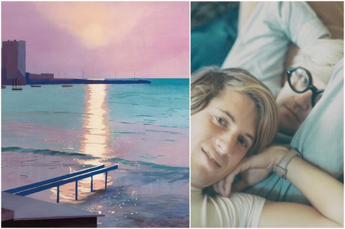 Love in the sunrise: Hockney's ethereal seascape painting fetches US$23 ...
