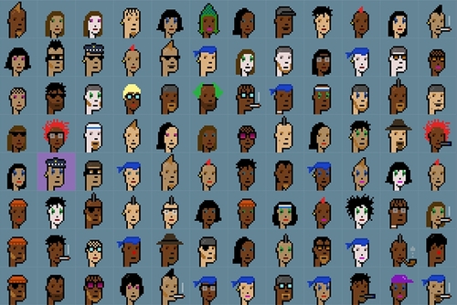 迄今估价最高NFT 104个CryptoPunks头像RMB 1.27亿纽约拍卖 | 拍卖新闻 | THE VALUE | 艺术新闻