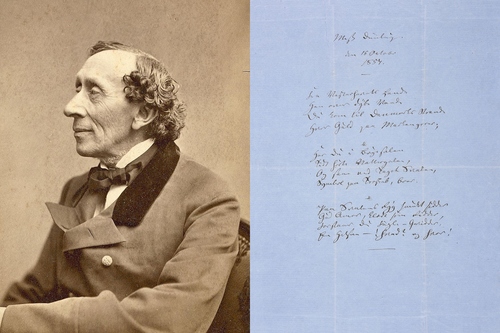 Hans Christian Andersen’s Handwritten Poem Sold for RMB 149,500 ...